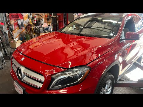 2015, Mercedes-Benz GLA 250 oil change maintenance safety check