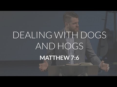 Dealing with Dogs and Hogs (Matthew 7:6)