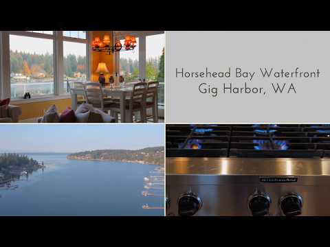 Horsehead Bay Waterfront Cinematic Real Estate Tour - Gig Harbor, Washington