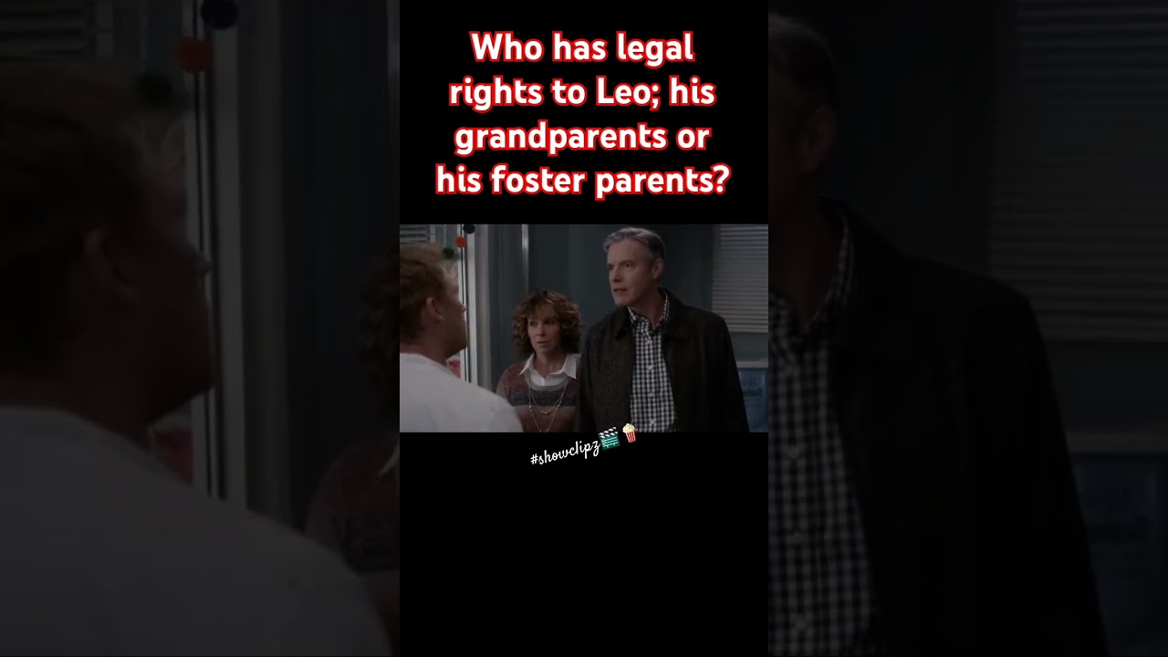 Who has the right to adopt Leo?#greysanatomy #film #viral #movieclips #movieclipsshorts