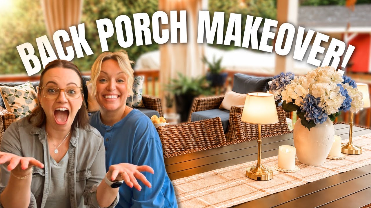✨We Transformed This Back Porch Into a DREAM Magazine Worthy Space!✨