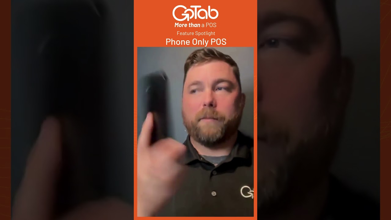 GoTab Phone Only POS #pointofsale #restaurantmanagement #restauranttech #mobilepayments