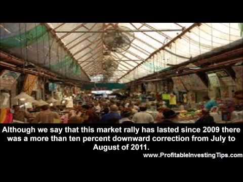 Signs of a Market Correction