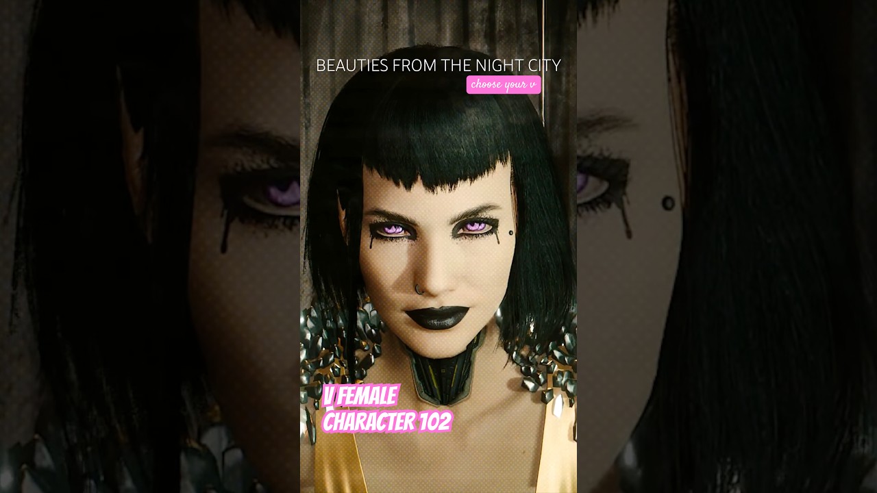 V | FEMALE | CHARACTER 102 #cyberpunk2077 #gaming #ps5 #phantomliberty #characterdesign #character