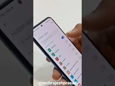 How do I hide apps on my redmi phone?#redmi #redmimobile #redmi #redminote10s #redminote8pro