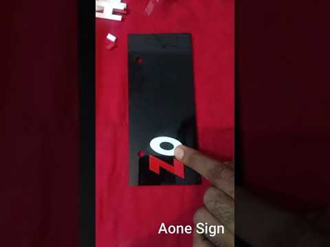 how to Zohaib Name Plate ll Aone Sign