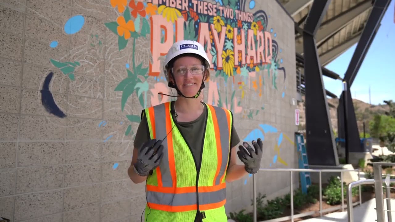 Snapdragon Stadium Mural by Artist Channin Fulton