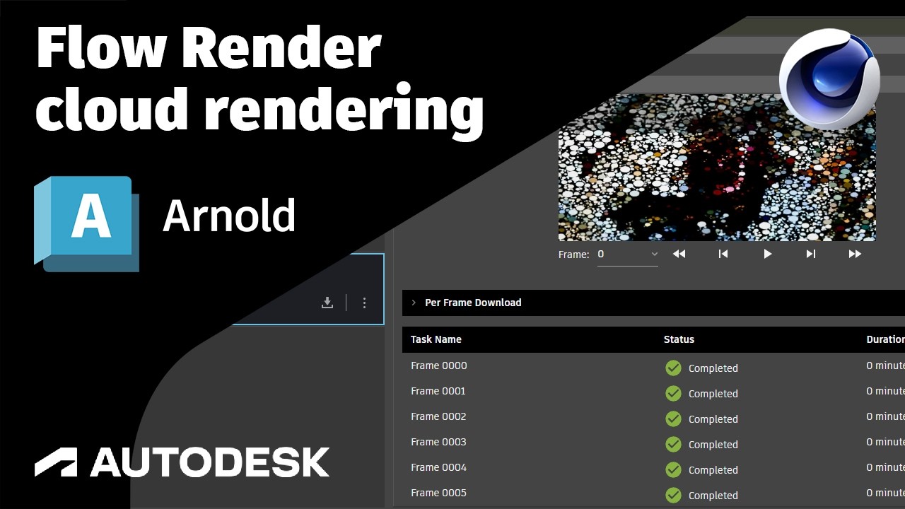 Arnold Tutorial - Flow Render (cloud rendering) Tech Preview in Arnold for Cinema 4D