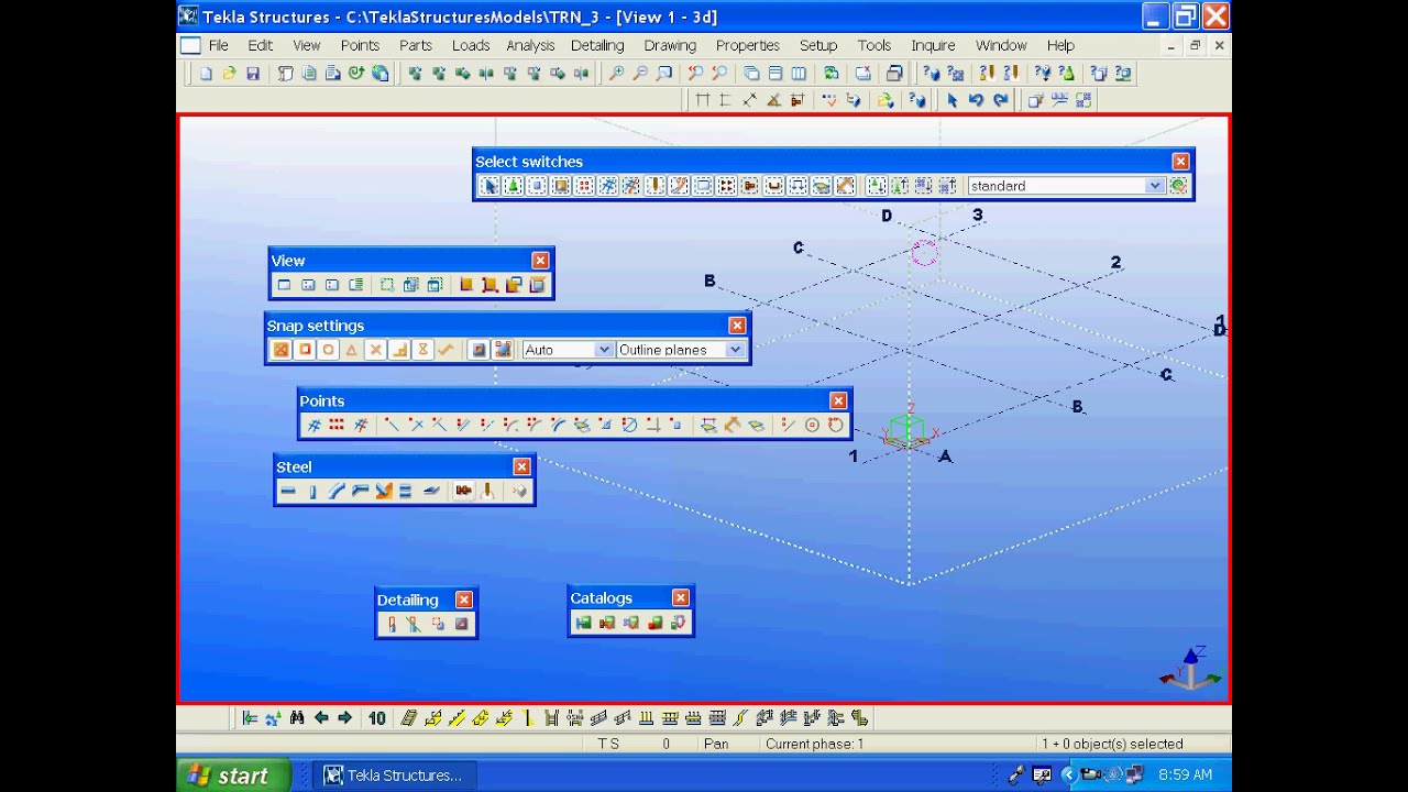 Tekla structures Training - Day 01 - Part 01