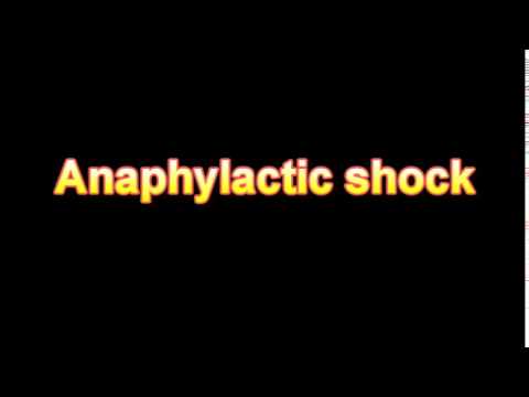 What Is The Definition Of Anaphylactic shock Medical Dictionary Free Online