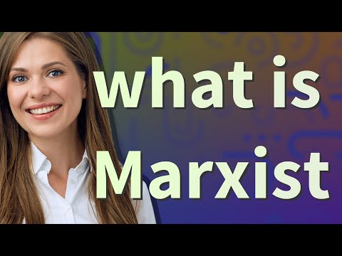Marxist | meaning of Marxist