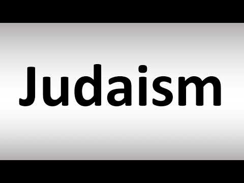 How to Pronounce Judaism