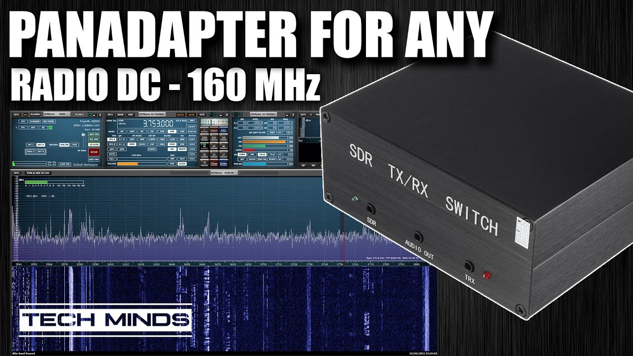 PANADAPTER For Any Radio DC - 160 MHz SDR Antenna Switch