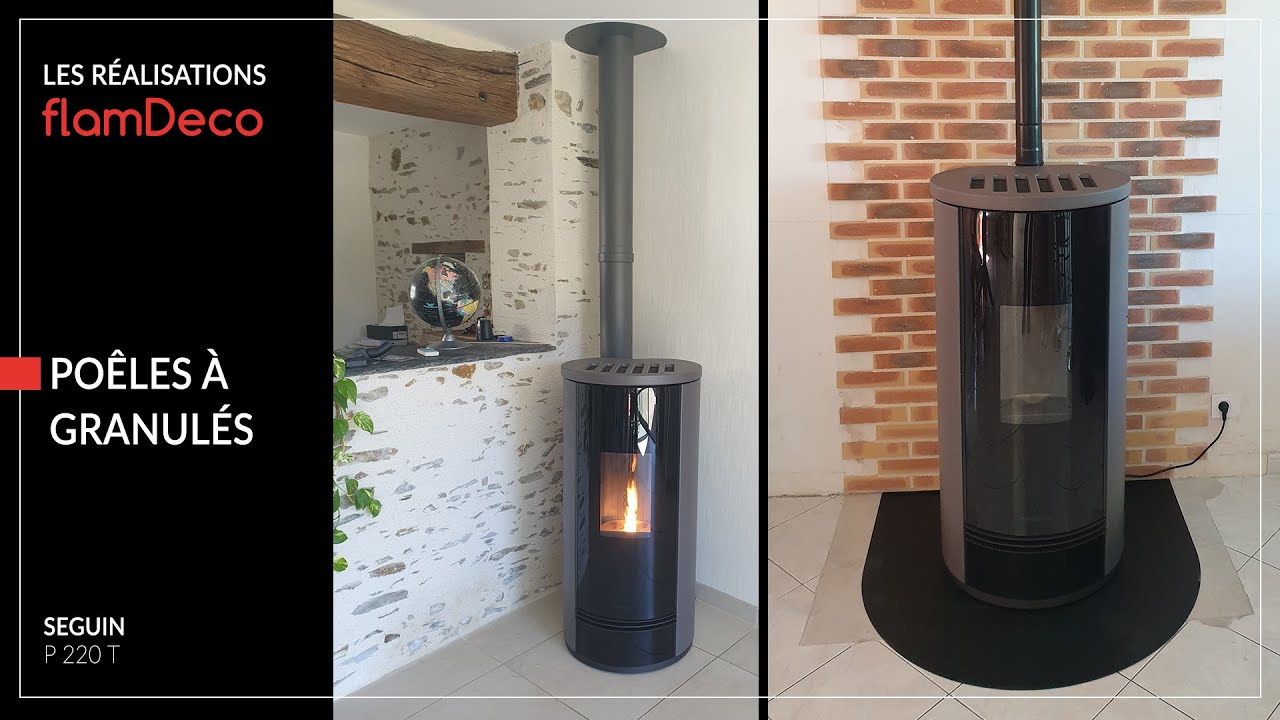 Quelques réalisations de poêles à granulés by FLAMDECO