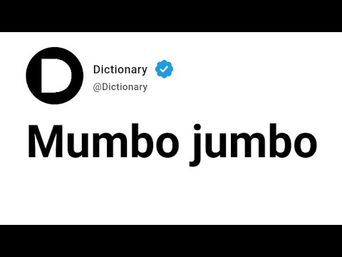 Mumbo jumbo Meaning In English