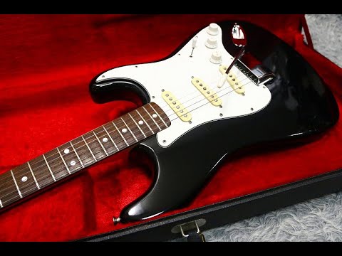 Vintage 1976 Fernandes Burny Custom FST-60 Stratocaster Black | Reverb