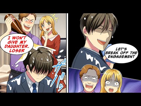 [Manga Dub] My in-laws poured beer on Me, so I broke off the engagement instantly...!? [RomCom]