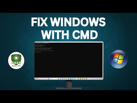How To Repair Windows 11 Using Only CMD Command Prompt - Full Tutorial