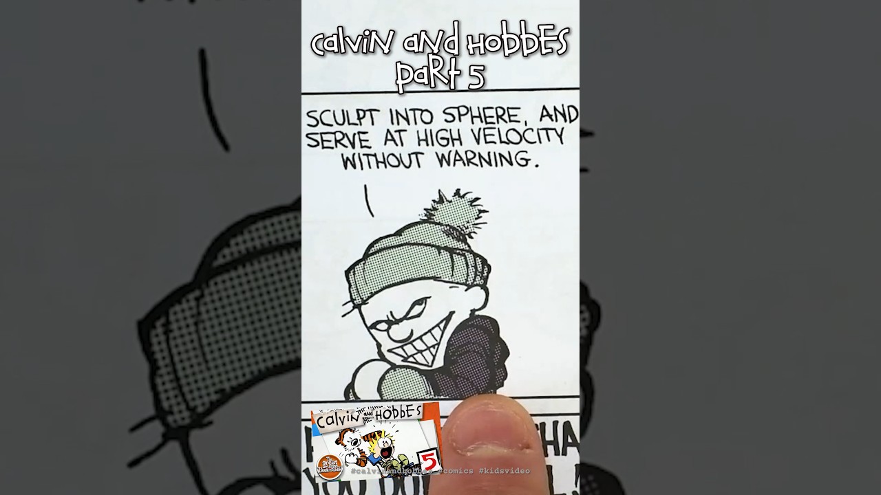 My eyeball Fell out. Help me look for it. #calvinandhobbes #kidlit #kidsbooksreadaloud