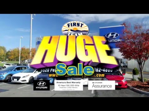 First Team Hyundai Huge Sale this May 2016!