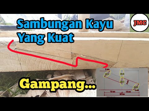 Cara Menyambung Kayu Balok