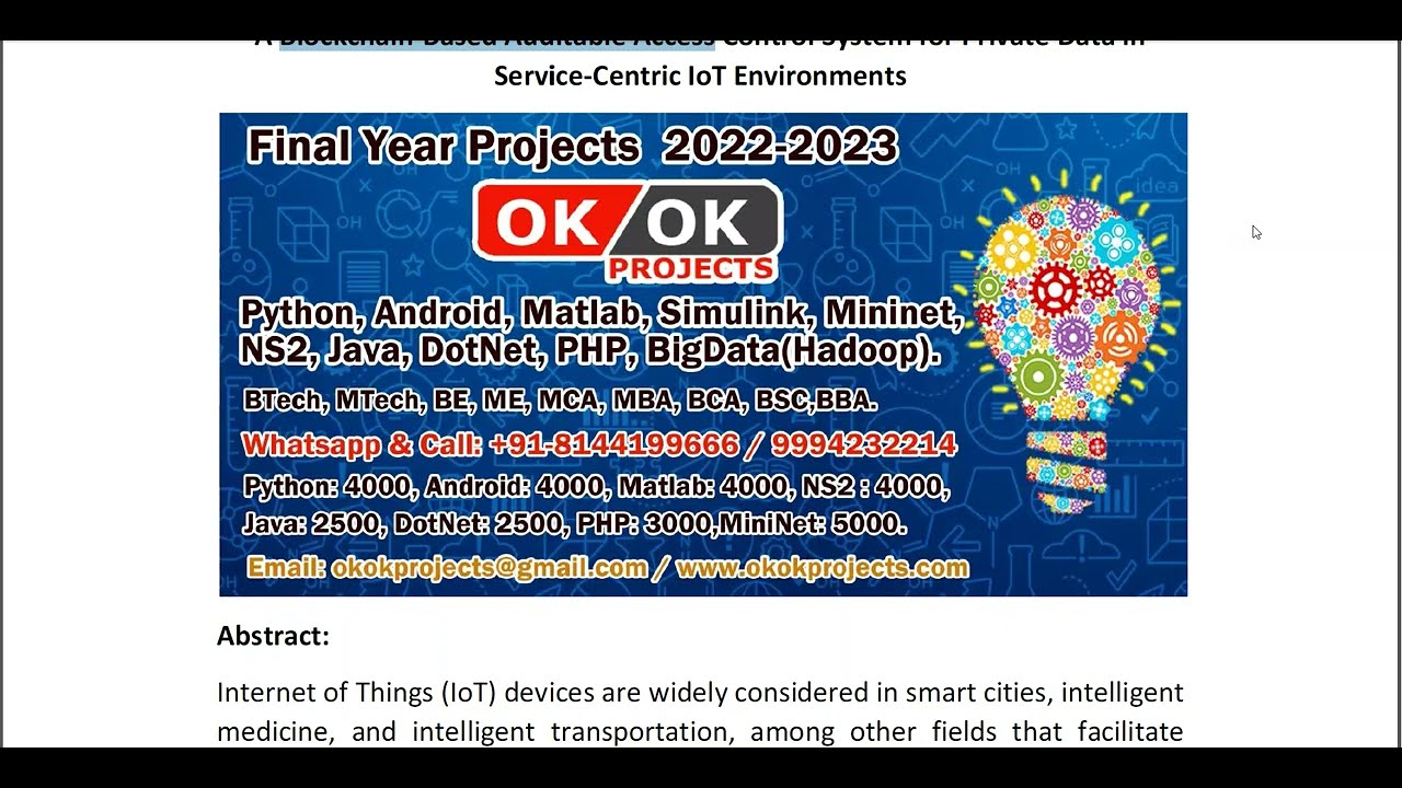 A Blockchain Based Auditable Access Control System for Private Data in Service Centric IoT Environme
