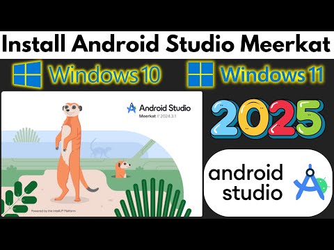 How to Install Android Studio Meerkat in Windows 11/10 (2025) | Android Studio Meerkat Installation