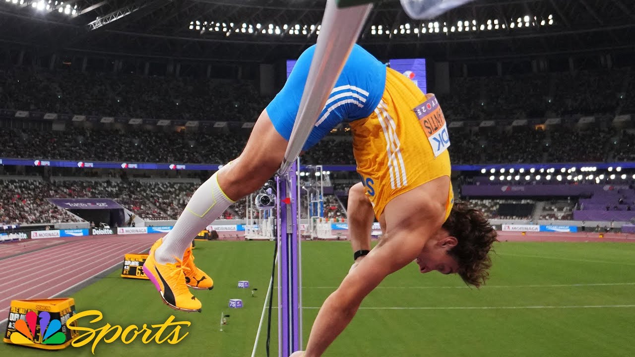 MONDO DOES IT AGAIN! Duplantis breaks pole vault world record en route to worlds gold | NBC Sports