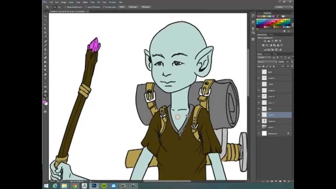 Character Concept Art Part 5 : Flat Color