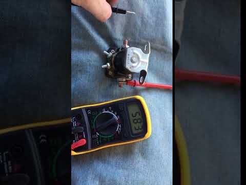 Testing starter solenoid 79 Ford