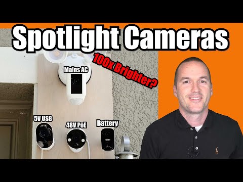 4 Spotlight Security Cameras TESTED: Ring Floodlight, EufyCam 2C, Reolink Lumus, and Camius 4K PoE.