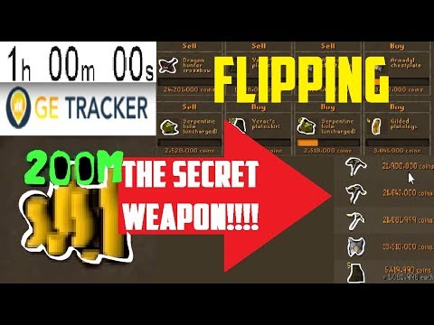 *GIVEAWAY* 1 Hour of FLIPPING 200m START! feat. GE TRACKER! GE HACKS?! - Oldschool 2007 Runescape