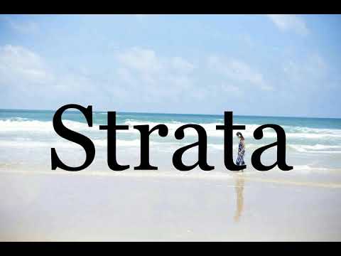 How To Pronounce Strata๐๐๐๐๐๐Pronunciation Of Strata