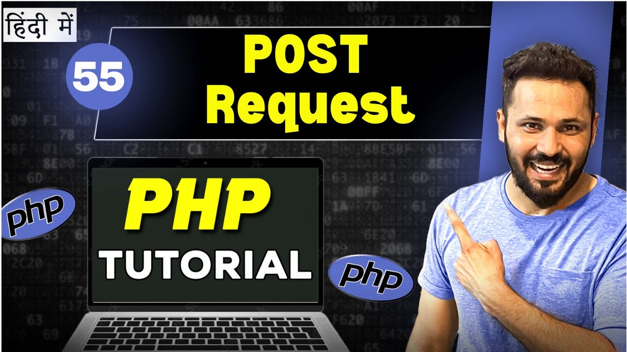 Php Tutorial in Hindi #55 POST request method | send data from html form to PHP