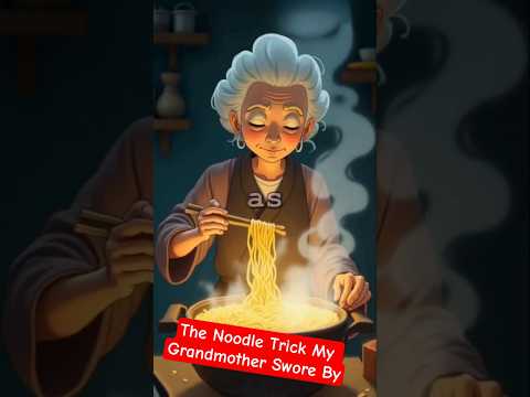 The Noodle Trick My Grandmother Swore By#lifelessons #elderwisdom #motivation