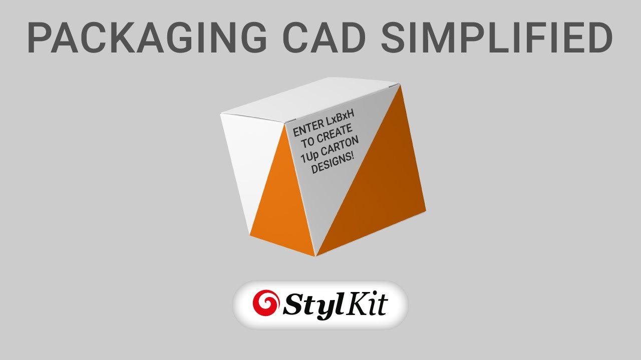 World’s most simplified CAD For Folding Carton Designs
