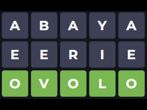 Solving Wordle With 3 Triple Letter Guesses