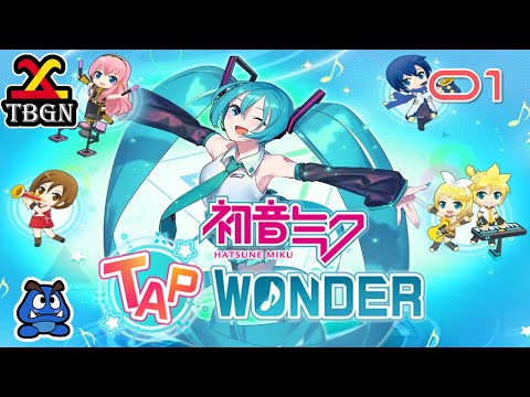Hatsune Miku - Tap Wonder Let's Play Part 01 | TBGN | A Transmission Error Has Occurred