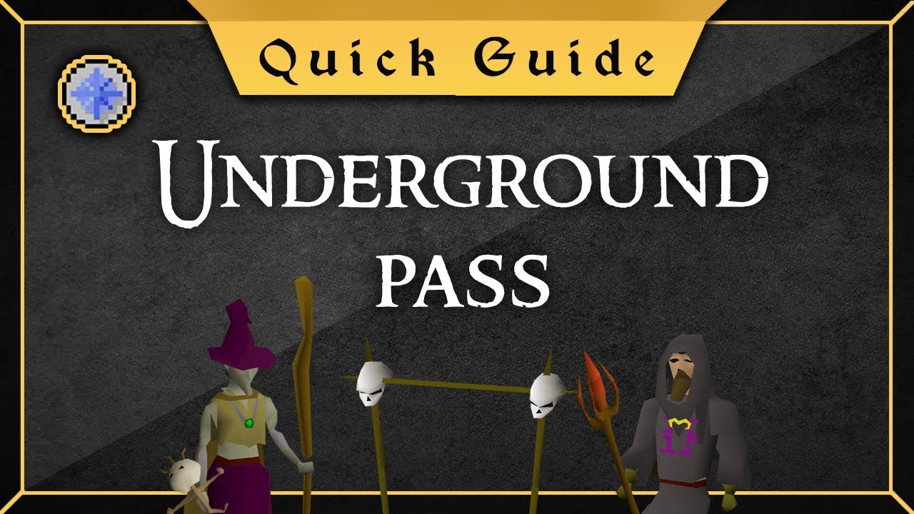 [Quick Guide] Underground pass