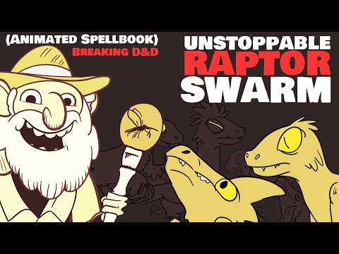 (animated spellbook) BREAKING D&D WITH RAPTORS #dungeons #dragons #animatedspellbook #5e