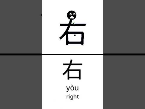 Right (side) | Mnemonic Time (Chinese Character)