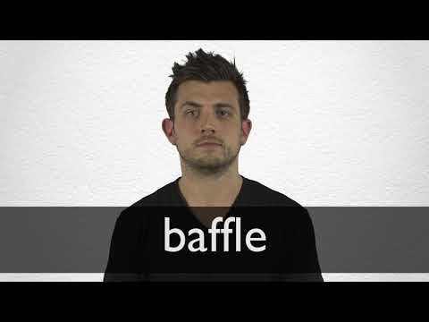 BAFFLE definition and meaning | Collins English Dictionary