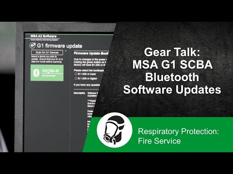 Gear Talk: MSA G1 SCBA Bluetooth Software Updates