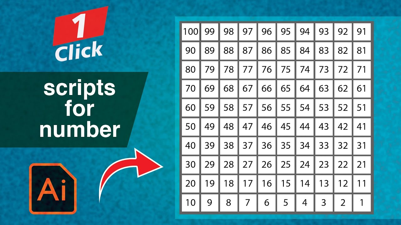 Auto Numbering in Illustrator Using Scripts | Complete Tutorial
