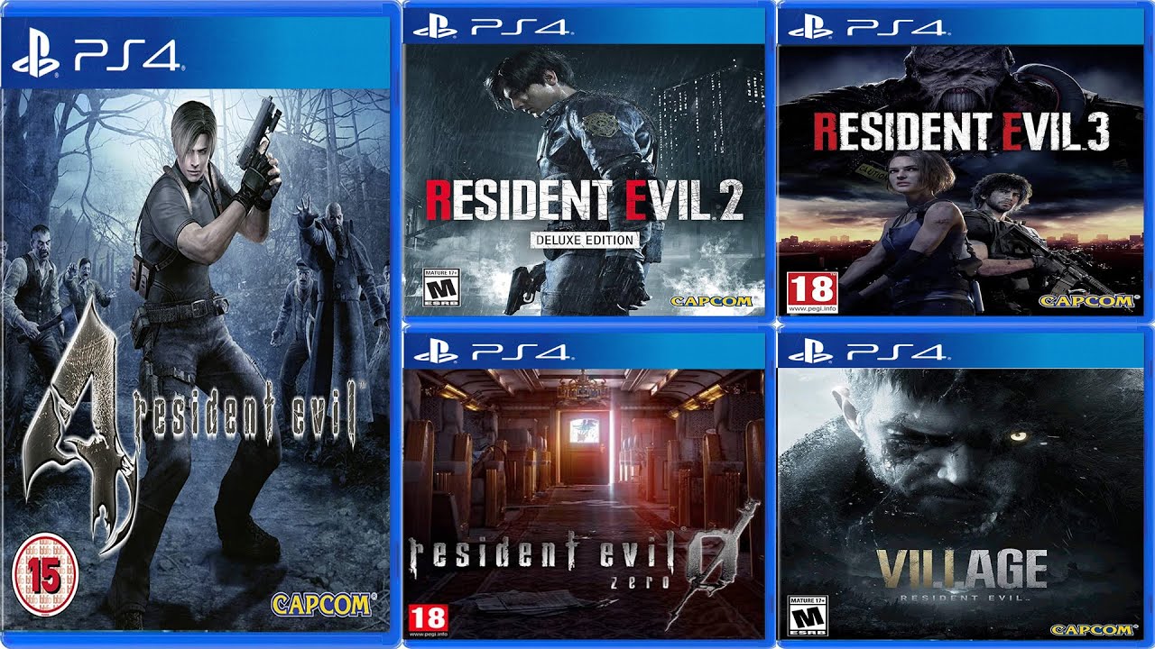 All 15 Resident Evil Games On PS4 |  Playstation 4