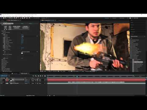 Animated Muzzle Flash Effect: BCC & Adobe After Effects