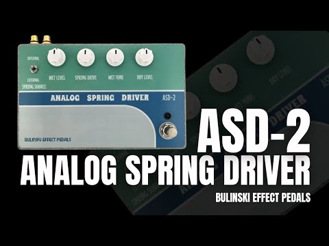 New Analog Spring Reverb Released by Bulinski Effect Pedals - Gearspace
