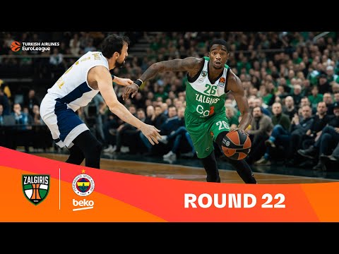 Zalgiris Kaunas-Fenerbahce Beko Istanbul | Round 22 Highlights | 2023-24 Turkish Airlines EuroLeague