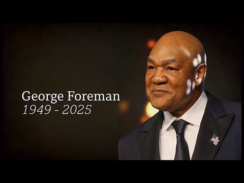 George Foreman passes away (1949 - 2025) (USA) - UK News - 21/Mar/2025