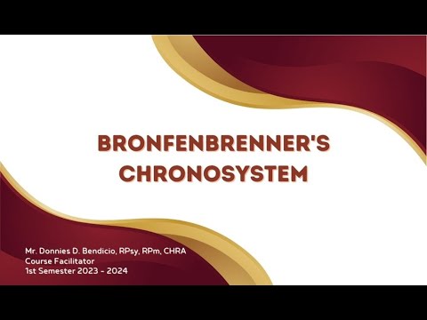 Bronfenbrenner's Chronosystem: Developmental Psychology